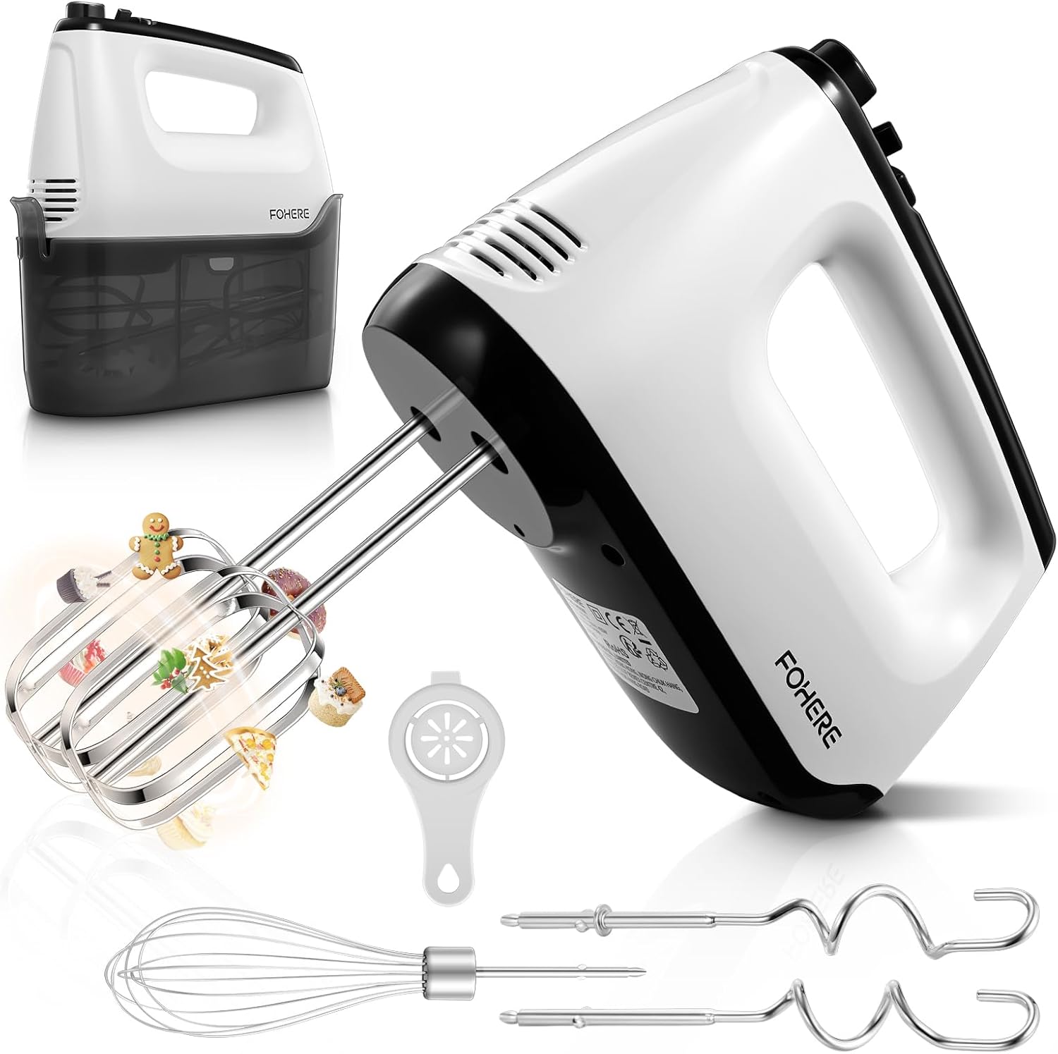 Amazon.de: Hand Mixers, 6 Geschwindigkeiten, mit Turbo-Boost, 400 W ...