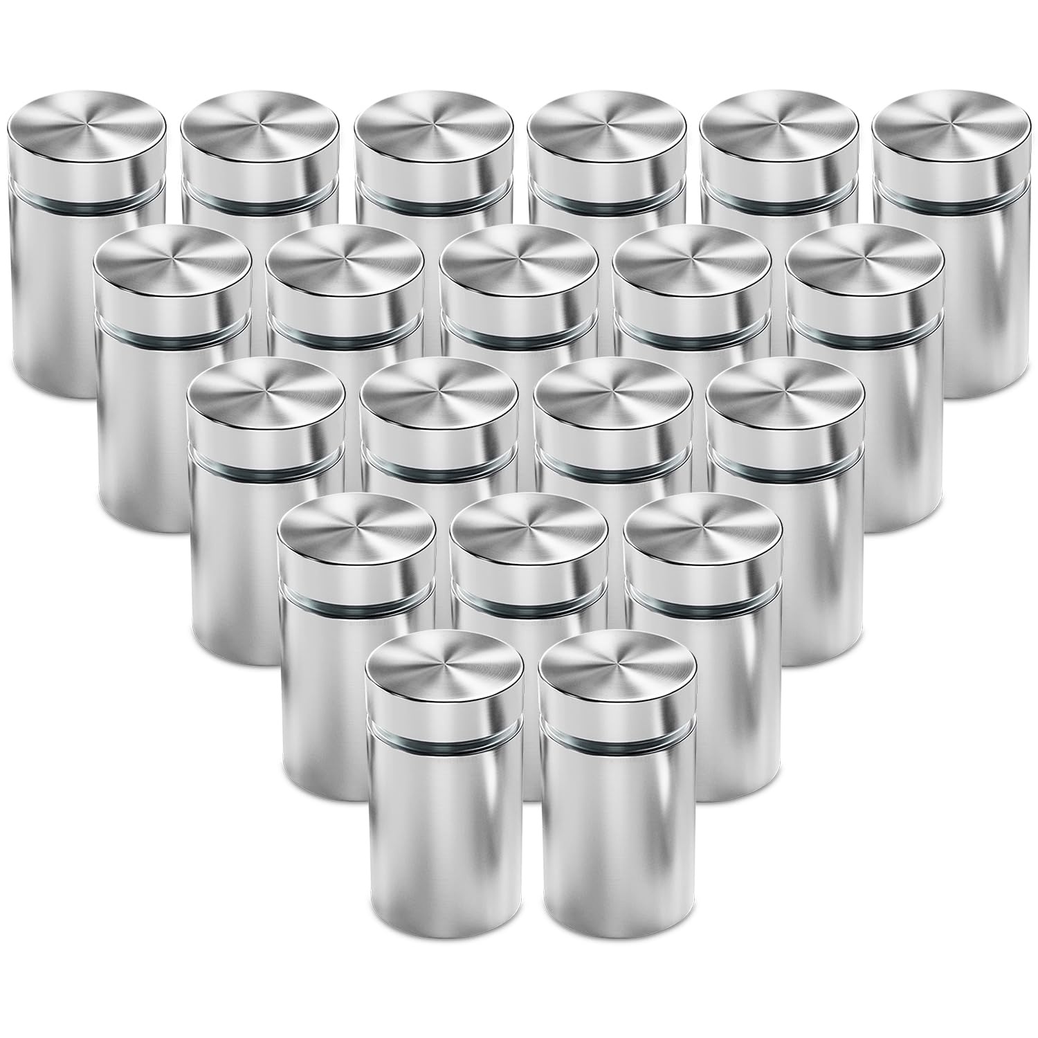 ZDNT 20 Pcs Standoff Fixings,Advertisement Fixing Screws,Standoff Wall ...