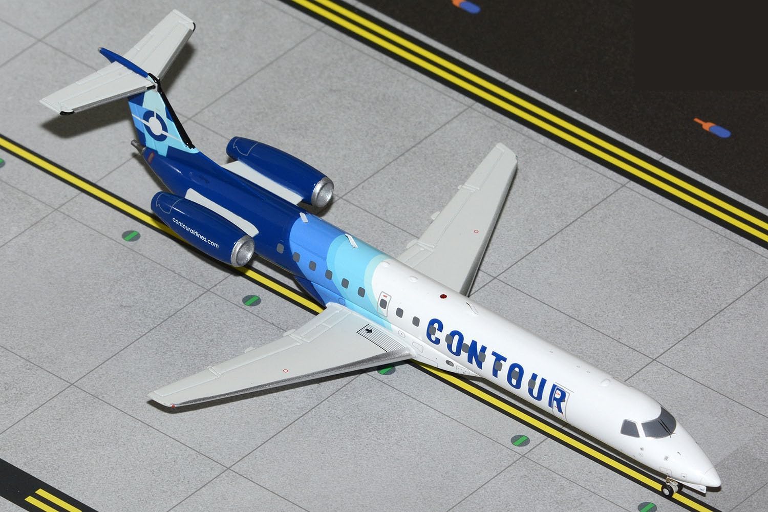 Amazon.com: GeminiJets G2VTE1218 Contour Airlines Embraer ERJ-145 ...