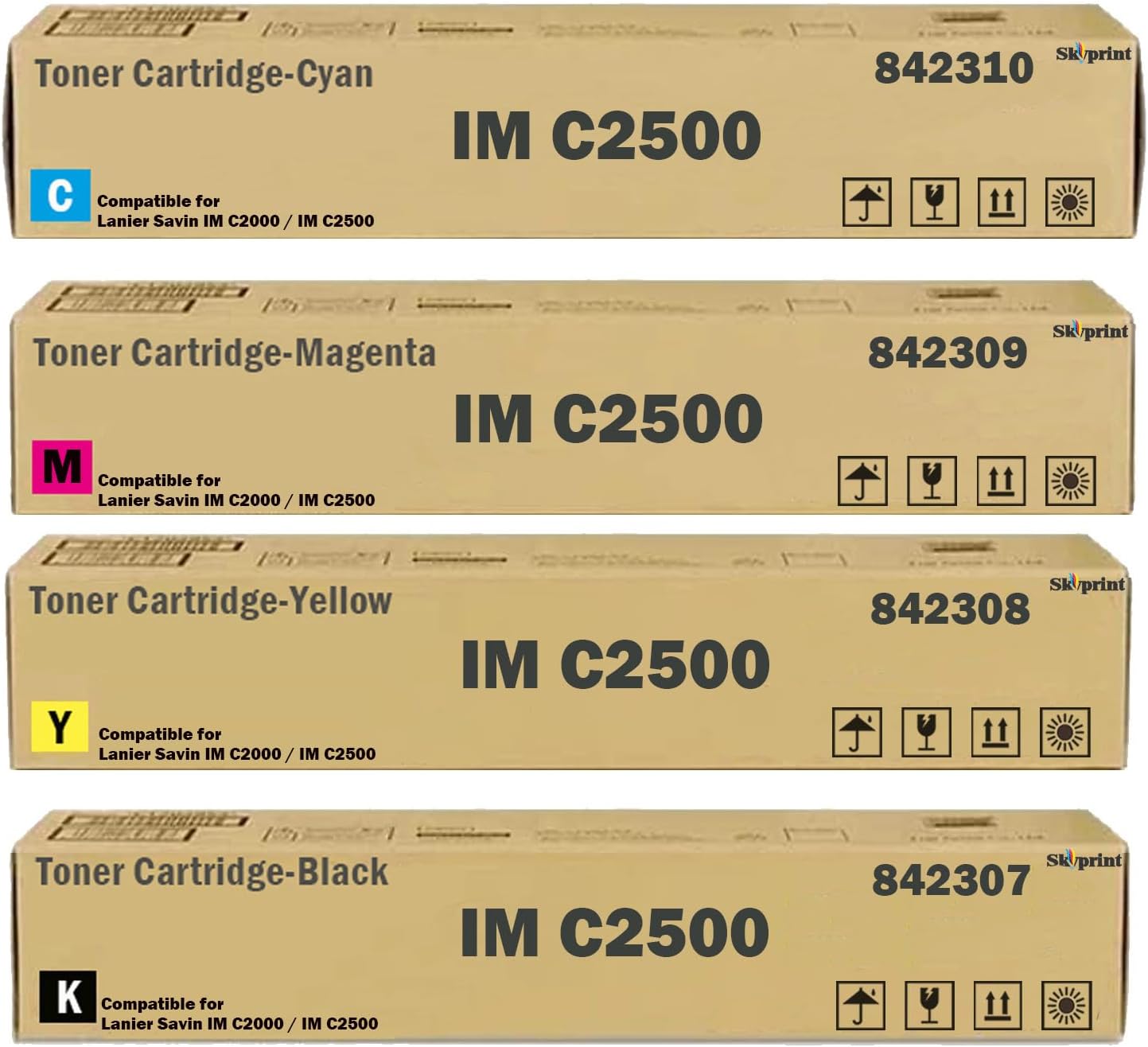 Amazon.com: IMC2000 IMC2500 Toner Cartridge High Yield Replacement for Ricoh 842307 842310 ...