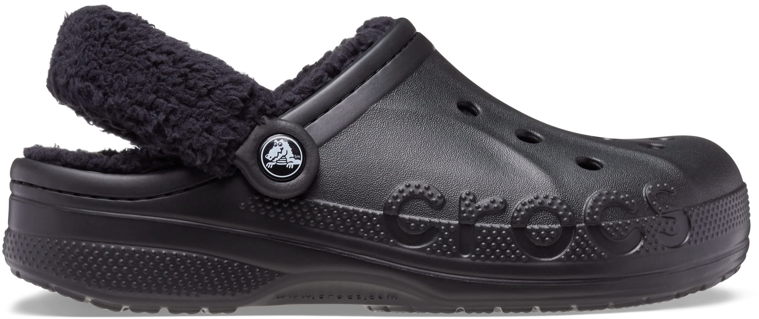 Snapklik.com : Crocs Unisex-Adult Baya Lined Fuzz Strap Clogs