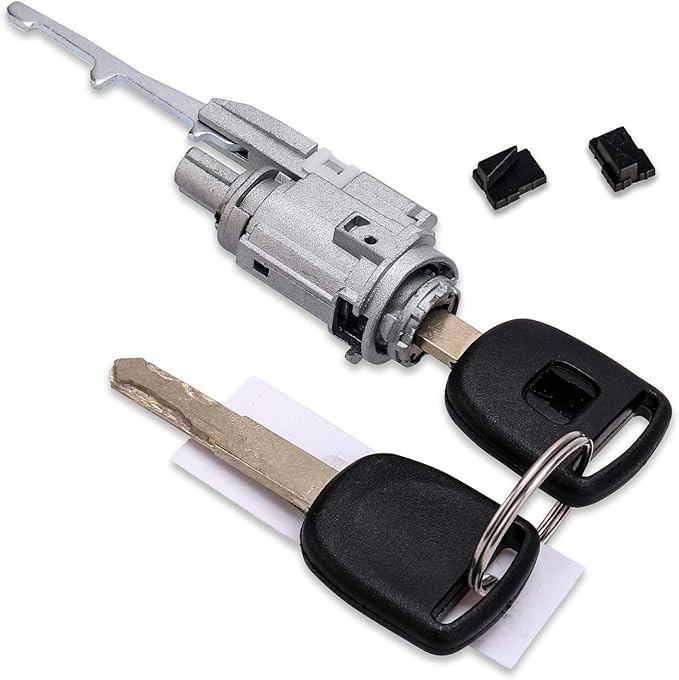 Ignition Switch Lock Cylinder w/ 2 Keys Compatible with Honda Accord ...