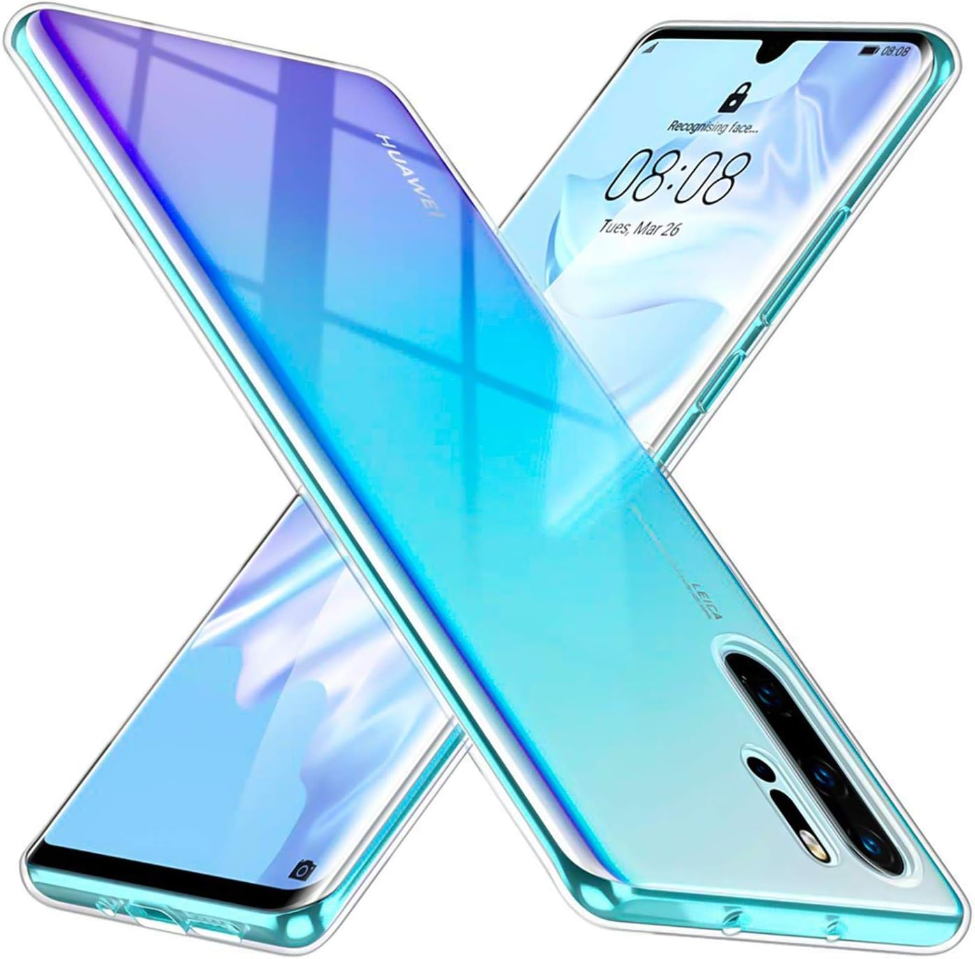 Spigen Liquid Crystal Hülle Kompatibel mit Huawei P30 Pro -Crystal ...