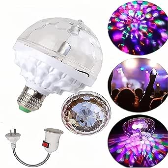 Colorful Rotating Magic Ball Light, Rotating Magic Ball Light Party ...