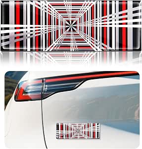 Amazon.com: cybtkcar 2025 Plaid Metal Letters for Tesla, Sticker ...