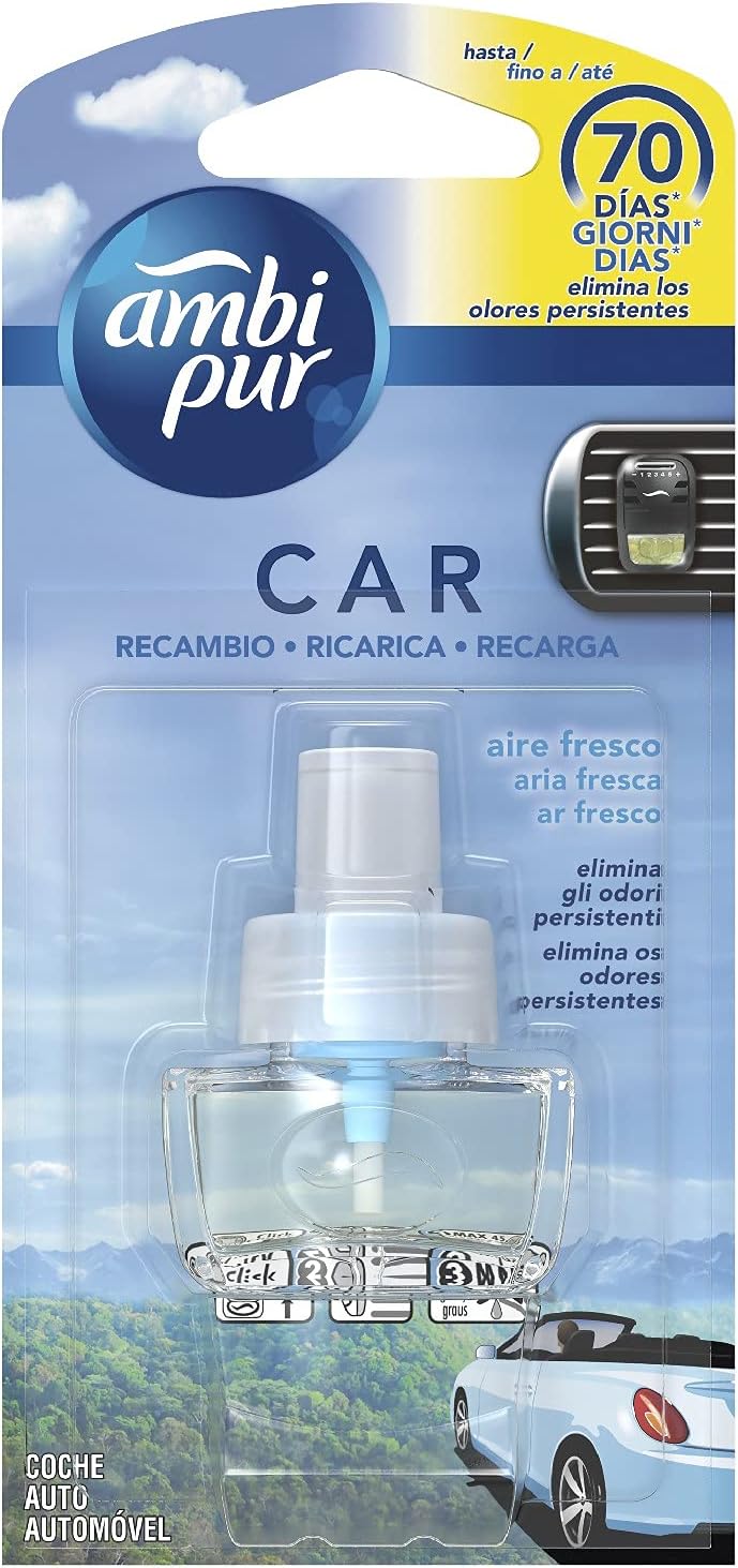 Ambi Pur Car al profumo Brezza Marina, Starter Kit Deodorante Per Auto ...