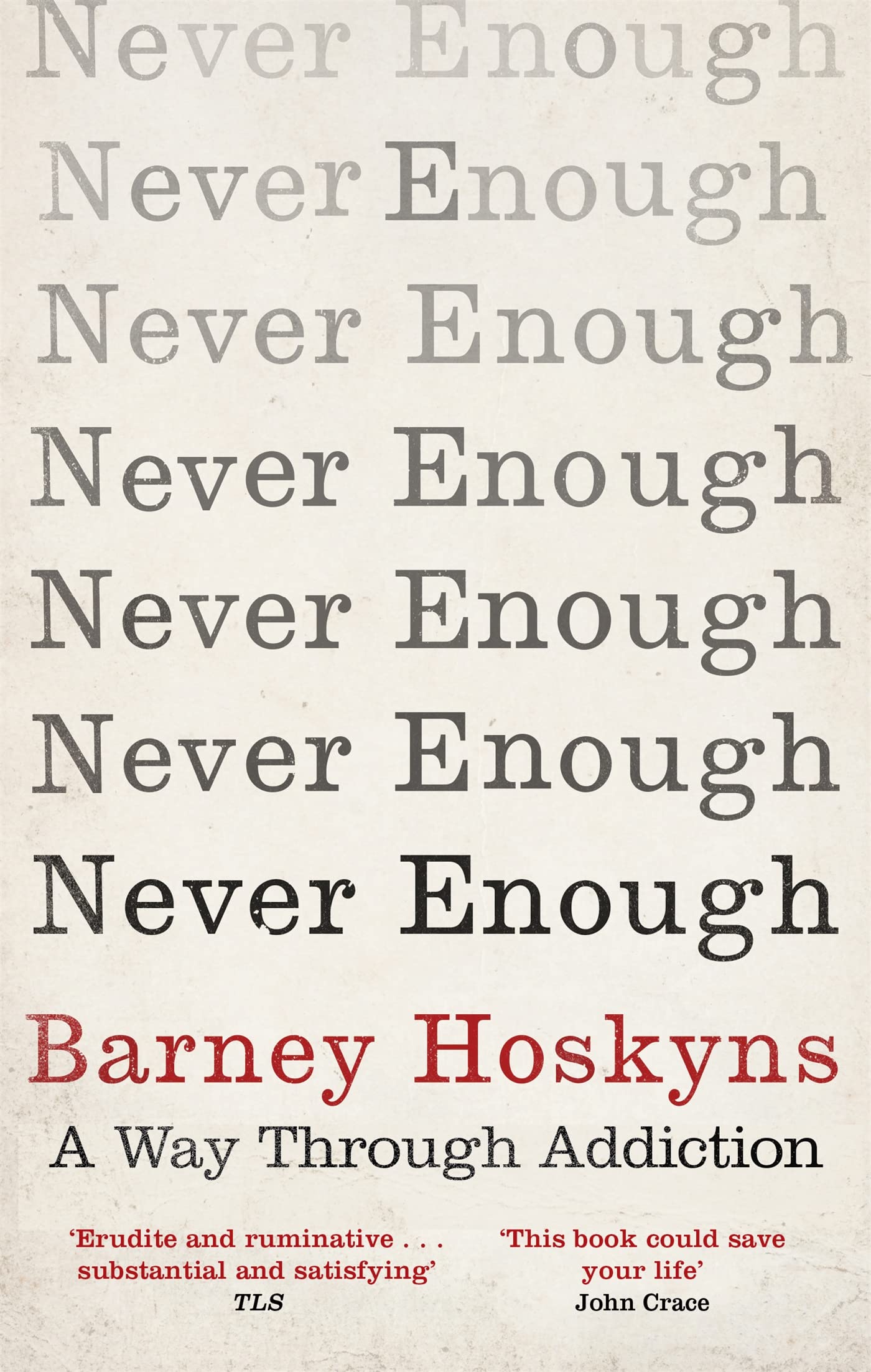Never Enough: A Way Through Addiction: Hoskyns, Barney: 9781472125552 ...