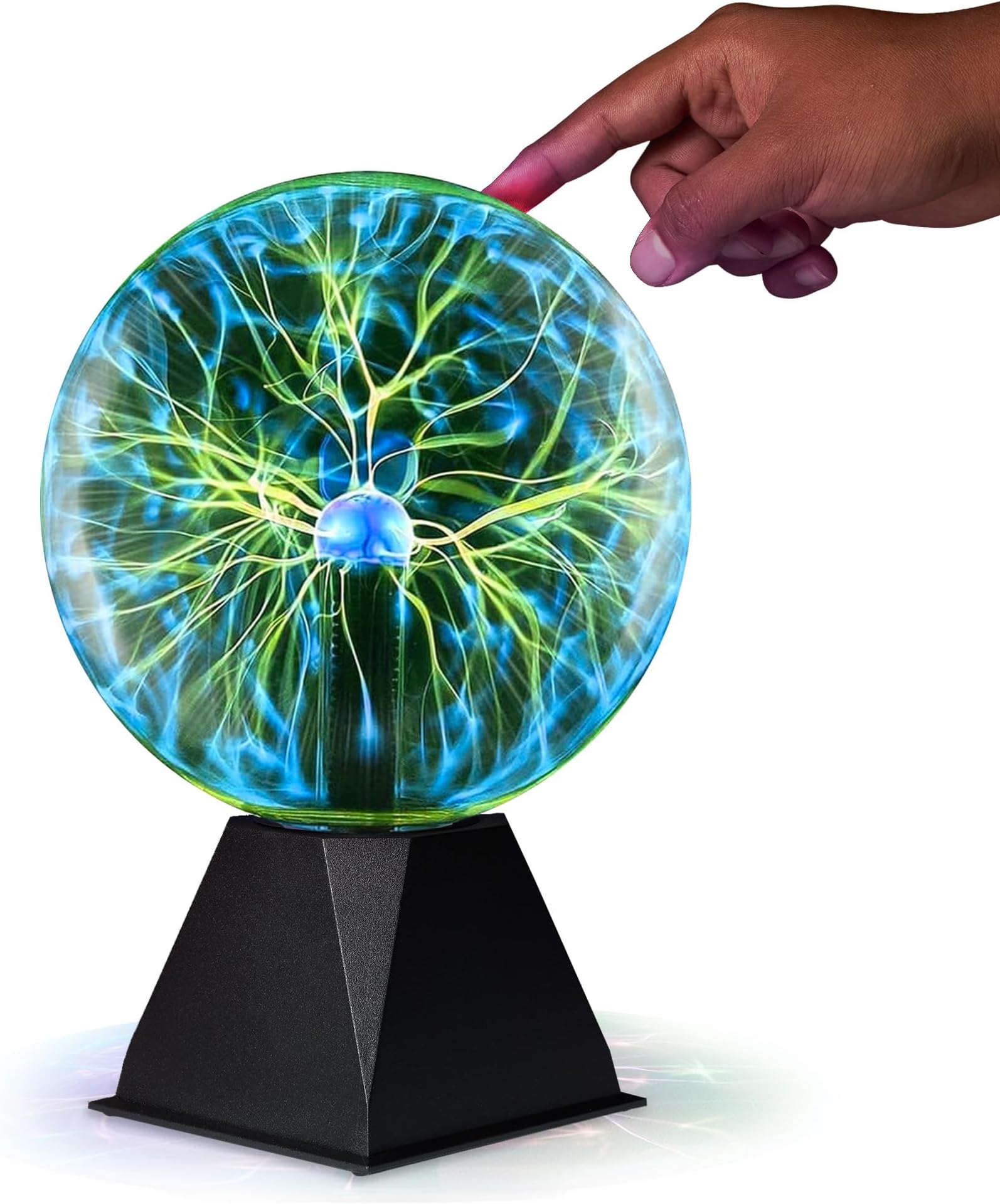 Lebbeen Glass Plasma Ball Sphere Lightning Light Lamp Party magical ...