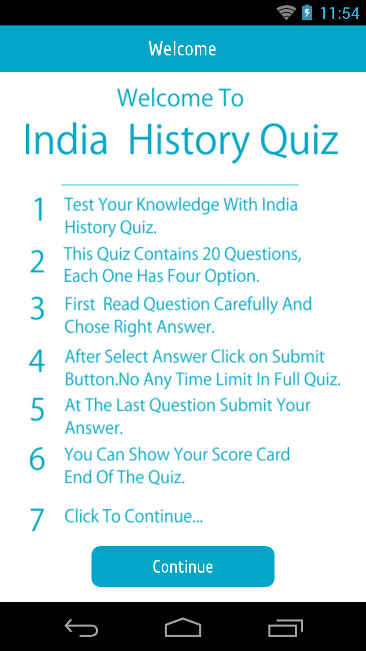 India History Quiz - App on Amazon Appstore