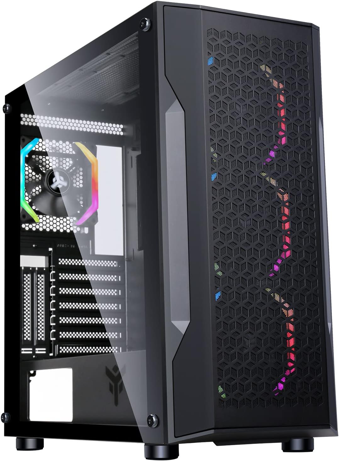 Itek Case SUPREME TB - Gaming Full Tower, 4x12cm ARGB fan, 2xUSB3, Side ...