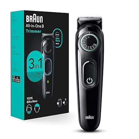 Amazon.com: Braun All-in-One Style Kit Series 3 3430, 3-in-1 Trimmer ...
