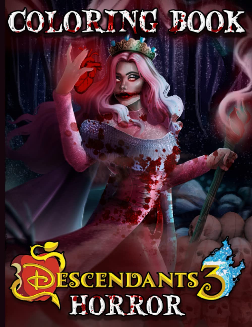 Buy Descendants 3 Horror Coloring Book: Amazing Freak Of Serial Killers ...