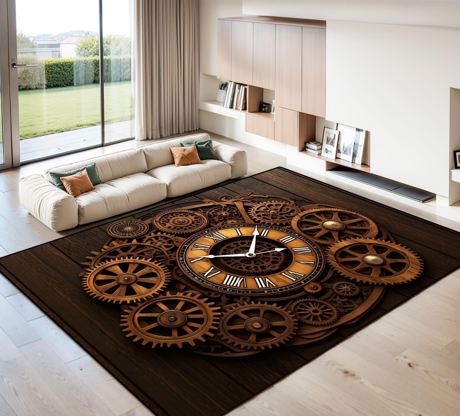 Amazon.com: JCFANGALLERY Washable Area Rug 9x12 for Living Room, Large ...