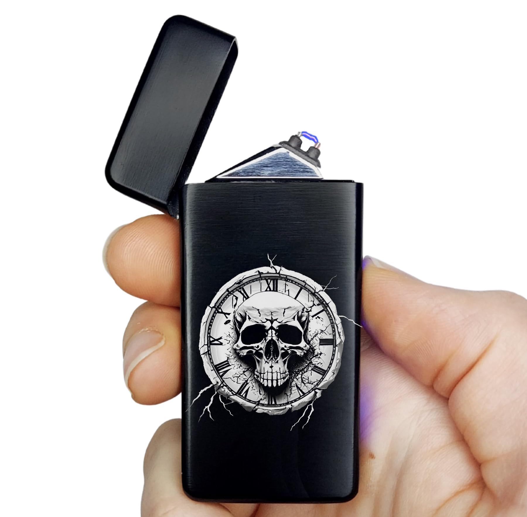 Amazon.com: Electric Dual Arc Lighter - Rechargeable USB Windproof ...