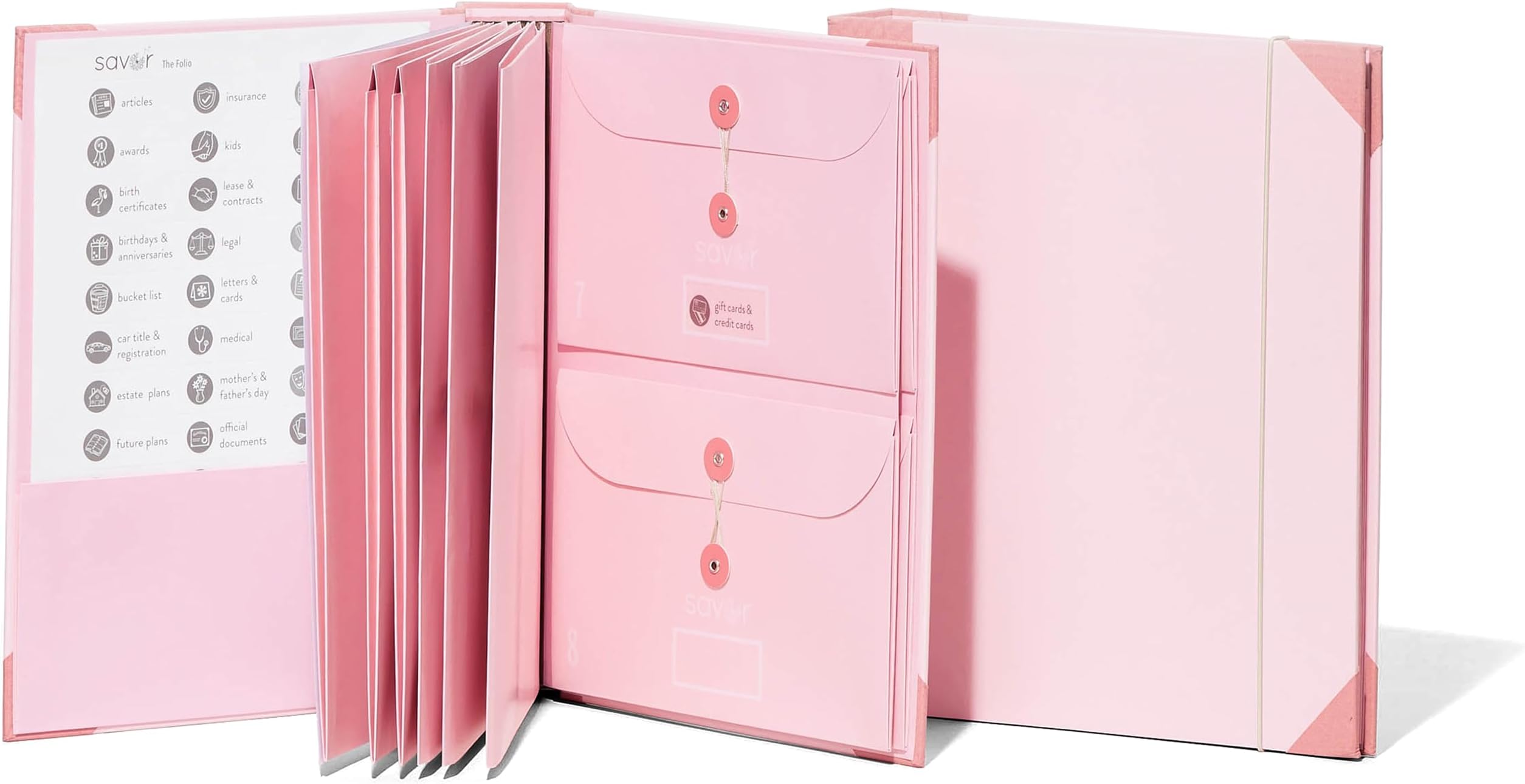 Amazon.com : Savor | 2025 Edition The Folio™ Document Organizer ...