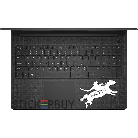 stickerbuy™ Rajput Logo Laptop Sticker Vinyl Decal_ (White) - Buy ...