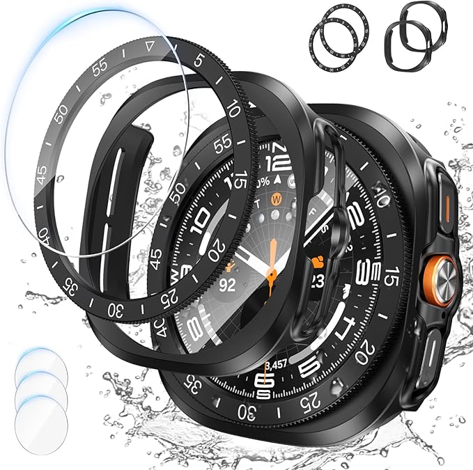 Amazon.com: Goton [2+2+3 Pack] 3 in 1 for Samsung Galaxy Watch Ultra ...
