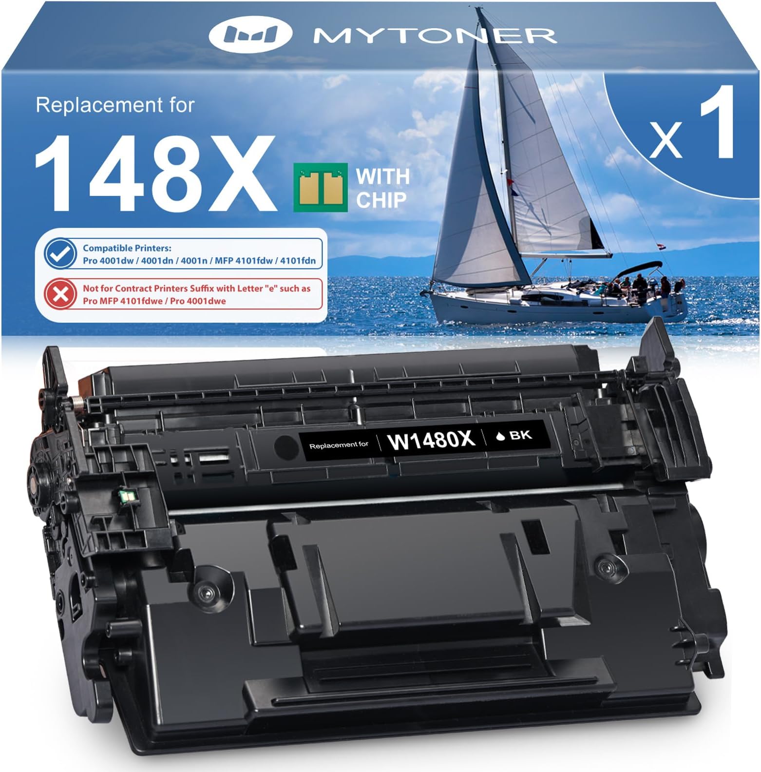 Amazon.com: 138X Black High Yield Toner Cartridge (with Chip ...