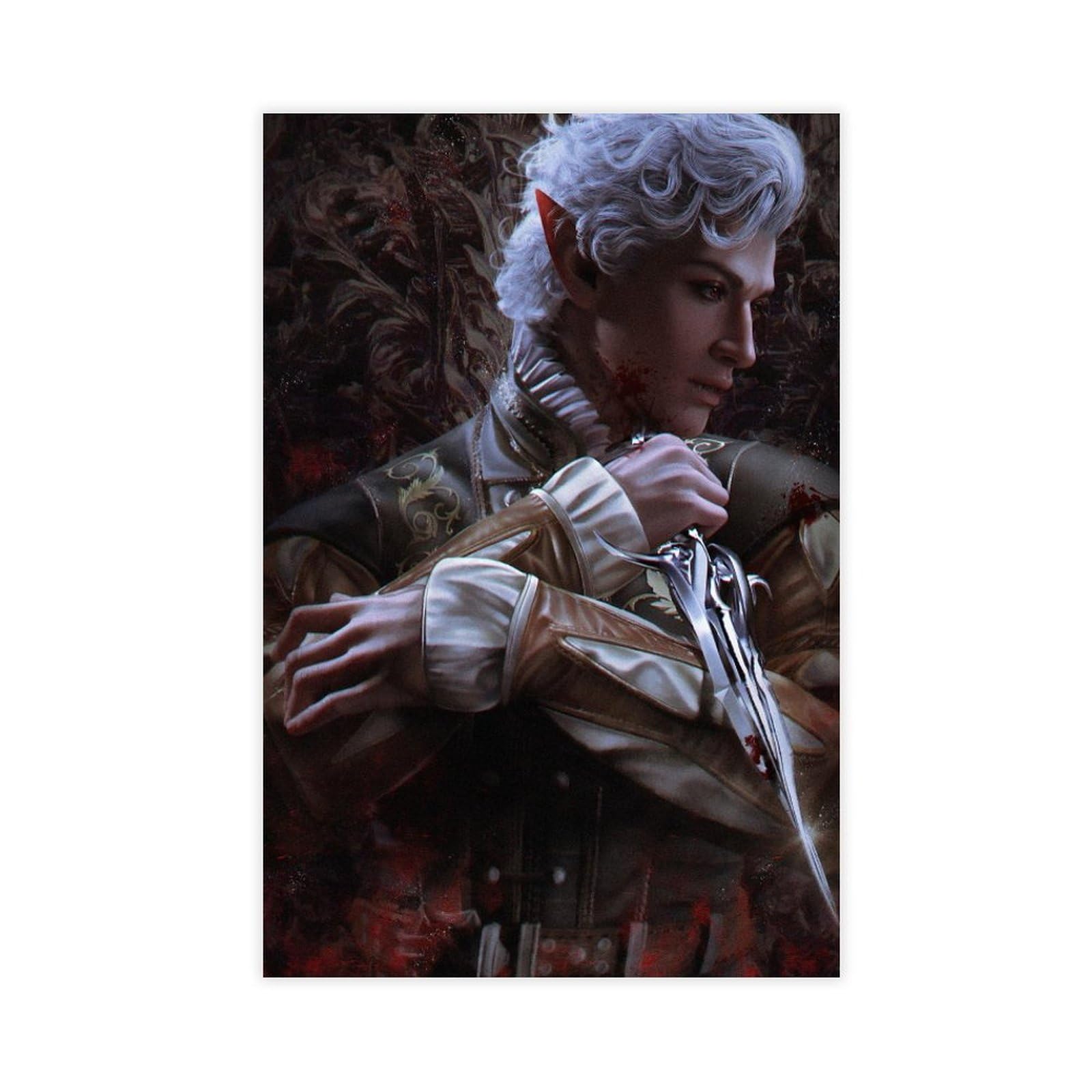 Amazon.com: ALIBAG Game BG3 Astarion 1 Canvas Poster Wall Art Decor ...