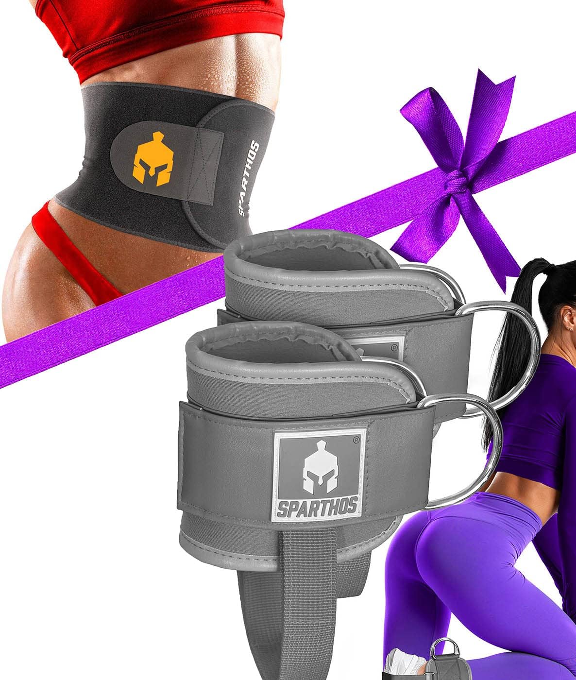 Amazon.com: Sparthos Kickback Ankle Straps [Iron Gray] x Waist Trimmer ...