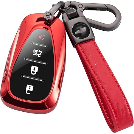 Amazon.com: Metallic Color Keyless Hard Key Case Cover for Chevrolet ...