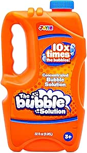 Amazon.com: JOYIN 32 oz Bubble Solution Refills (Close to 1L/ 2.5 Gallon), Concentrated Solution ...