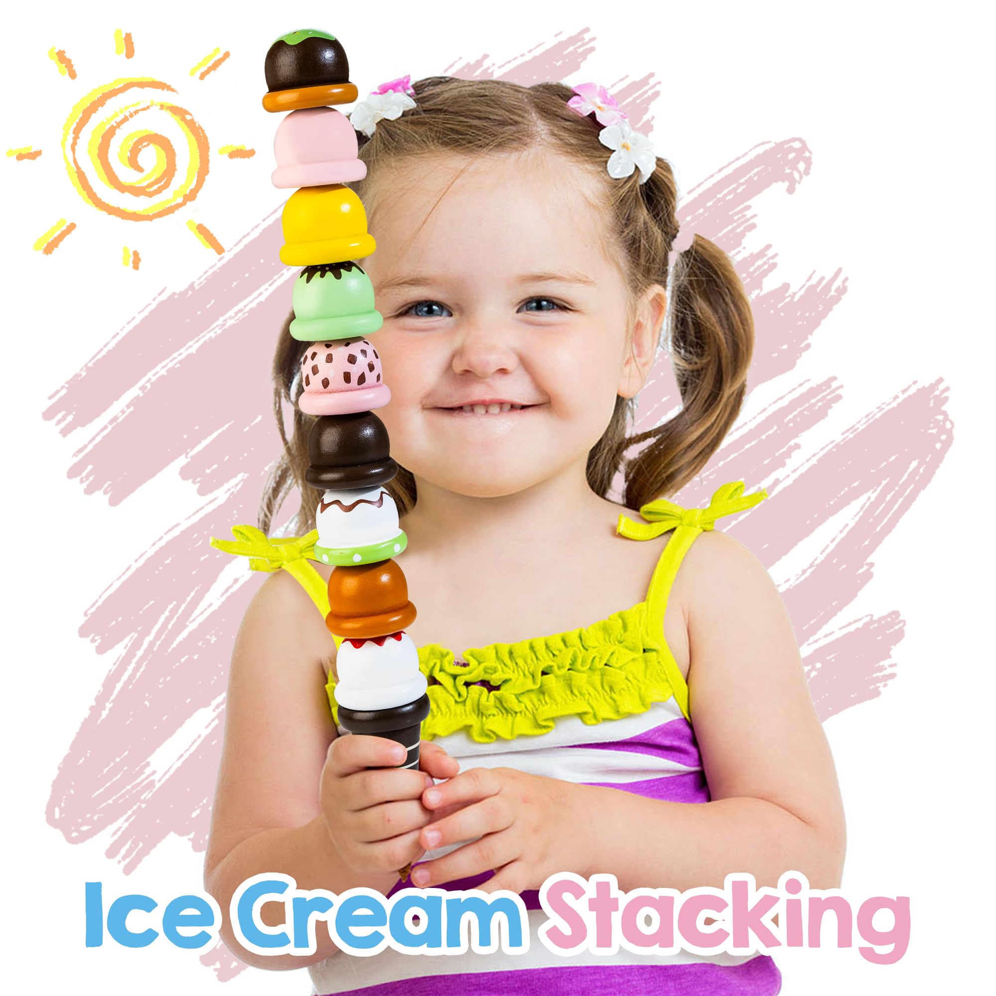 Wooden Ice Cream Toy For Kids 33 PCS Pretend Play Food For Toddlers 3 wooden-ice-cream-toy-for-kids-33-pcs-pretend-play-food-for-toddlers-3