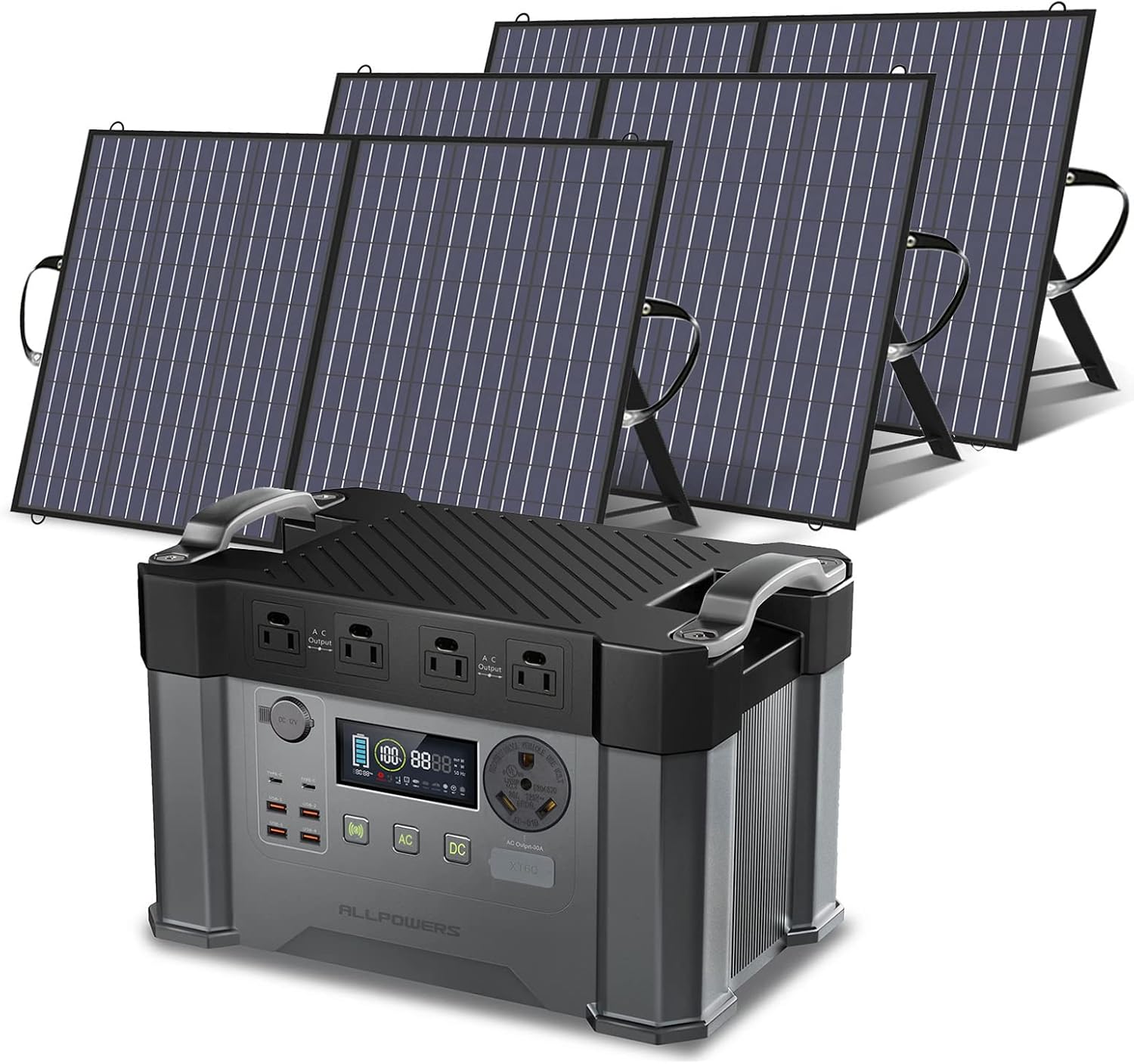 Amazon.com: ALLPOWERS S2000 Pro Solar Generator with Panels Included ...