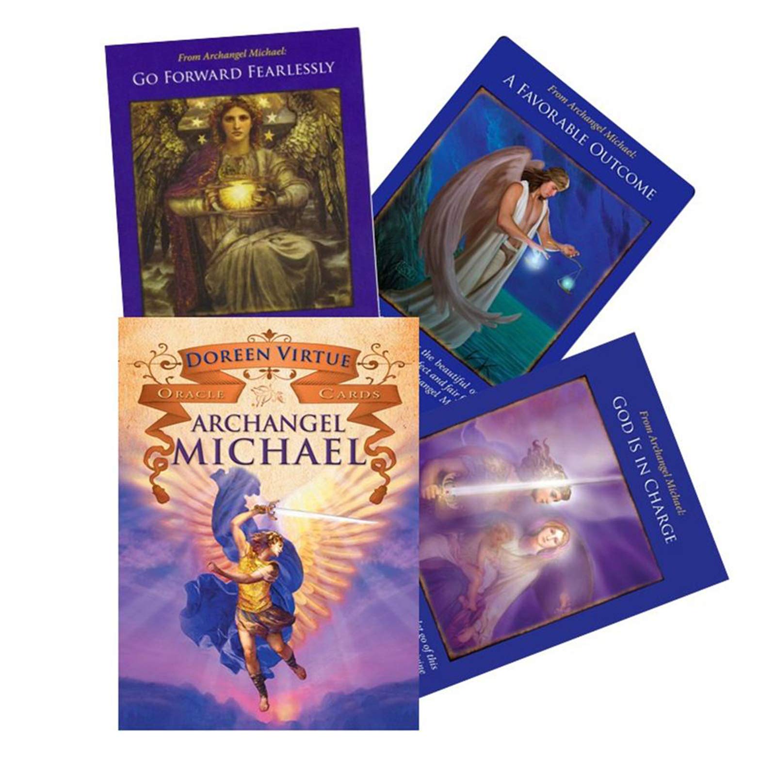 Buy GGSDDDUP Archangel Michael Oracle Cards, A 44-Card Tarot Deck Full ...