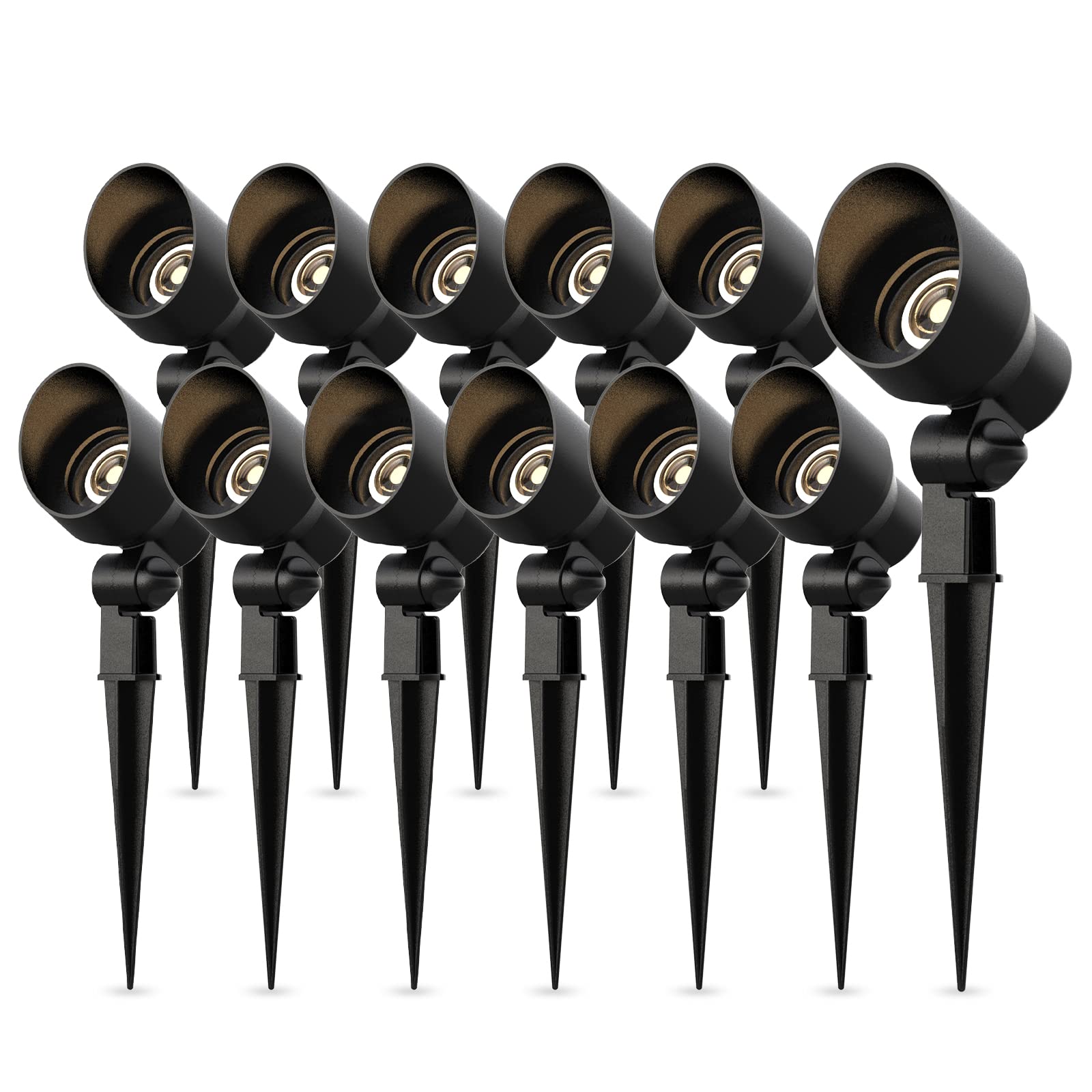 Malibu Low Voltage Landscape Spotlights 20W Halogen Spot Lights 12V AC ...