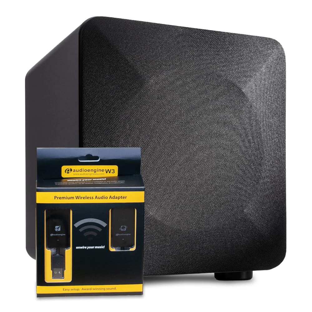 Amazon.com: Audioengine S6 Wireless Subwoofer - 210W Compact Desktop ...