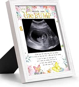 Amazon.com : LUOHE Ultrasound Picture Frames, Butterfly Design Baby ...