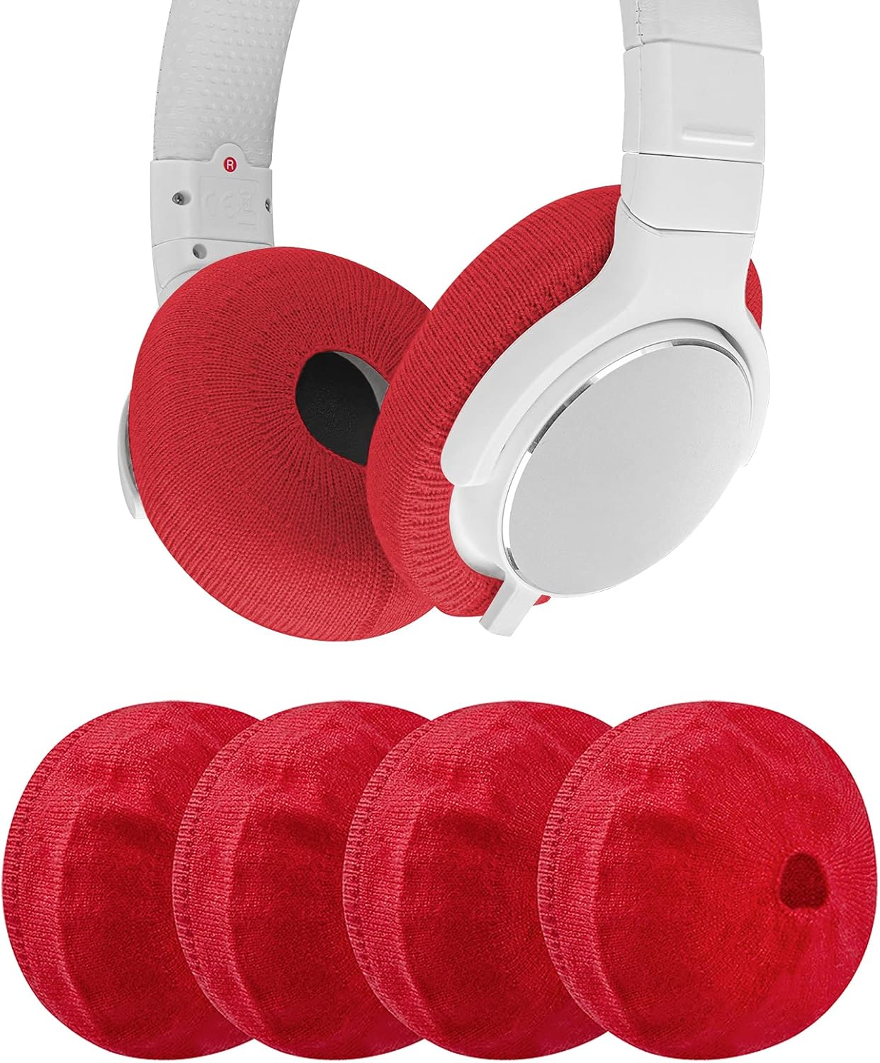 Amazon.com: Geekria 2 Pairs Knit Fabric Headphones Ear Covers/Washable ...