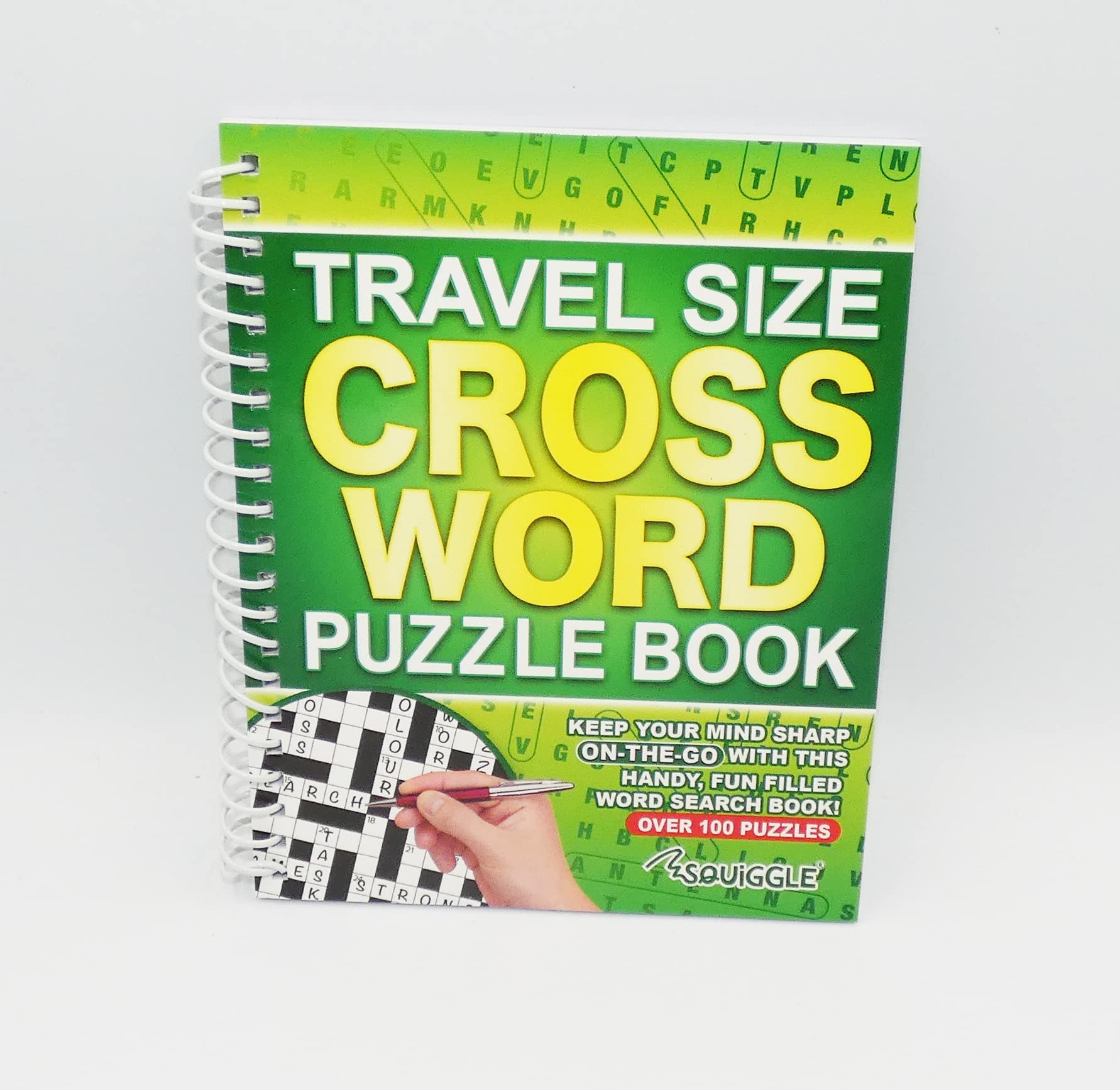 A5 Spiral Bound Travel Size Crossword Puzzle Book (Green) : Amazon.co ...
