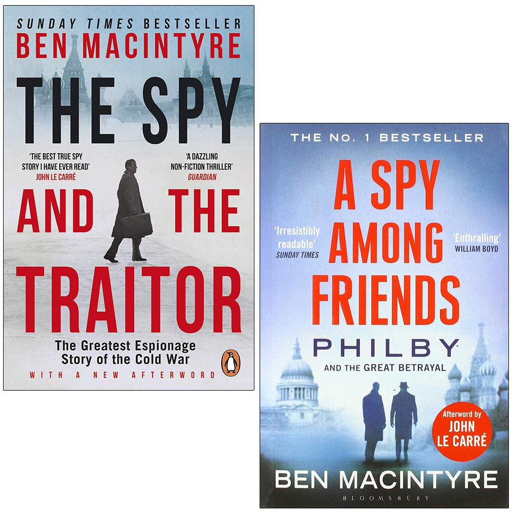 Ben MacIntyre 2 Books Collection Set (The Spy and the Traitor and A Spy ...