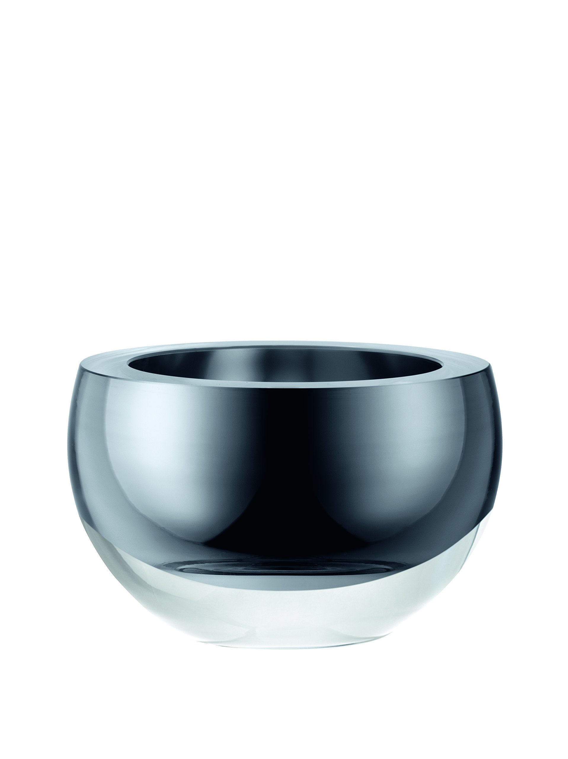 LSA International Host Decorative Bowl, 6in/H4in, Platinum