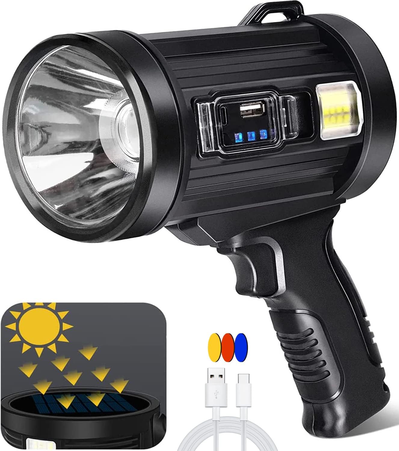 Amazon.com: FETNHU New German 1000000 lumens Waterproof Spot Lights ...