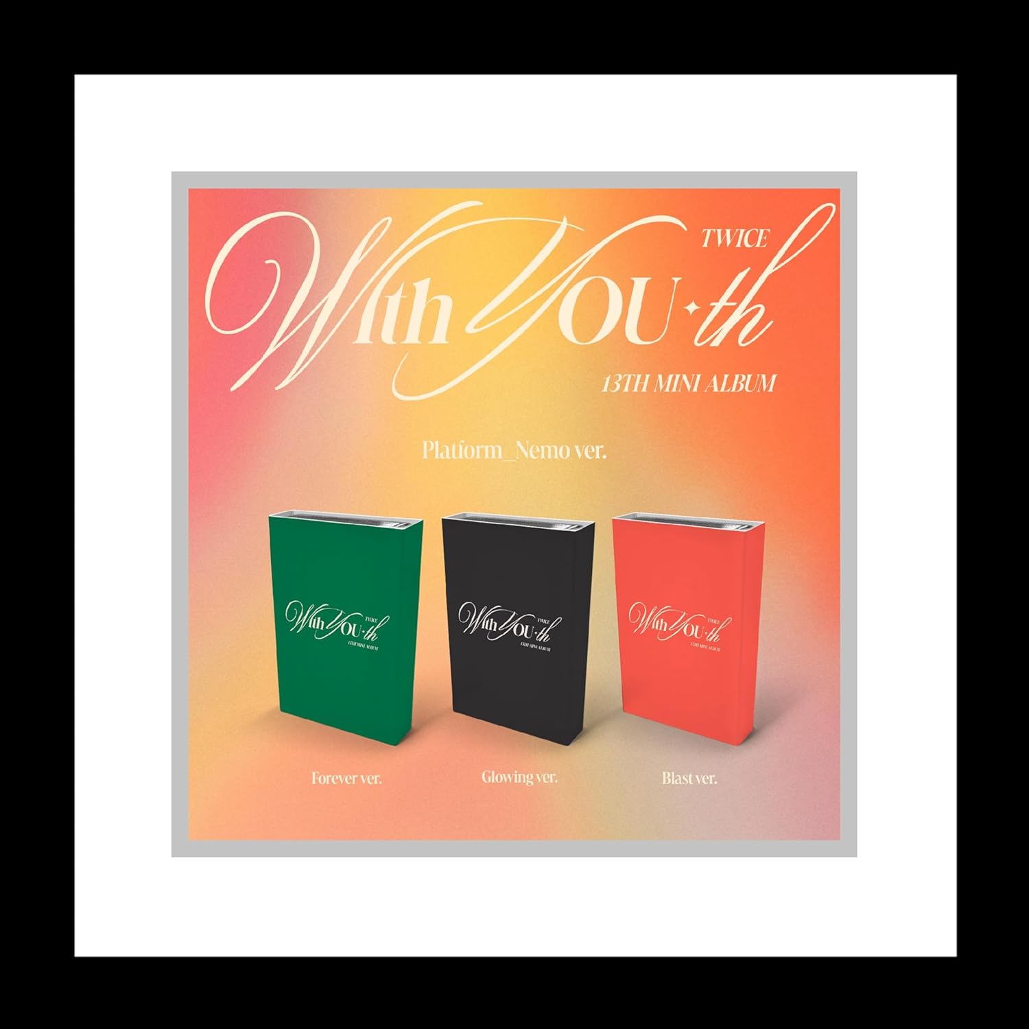 Twice with You-th 13th Mini Album NEMO Version Case+Photocard+Lyric ...