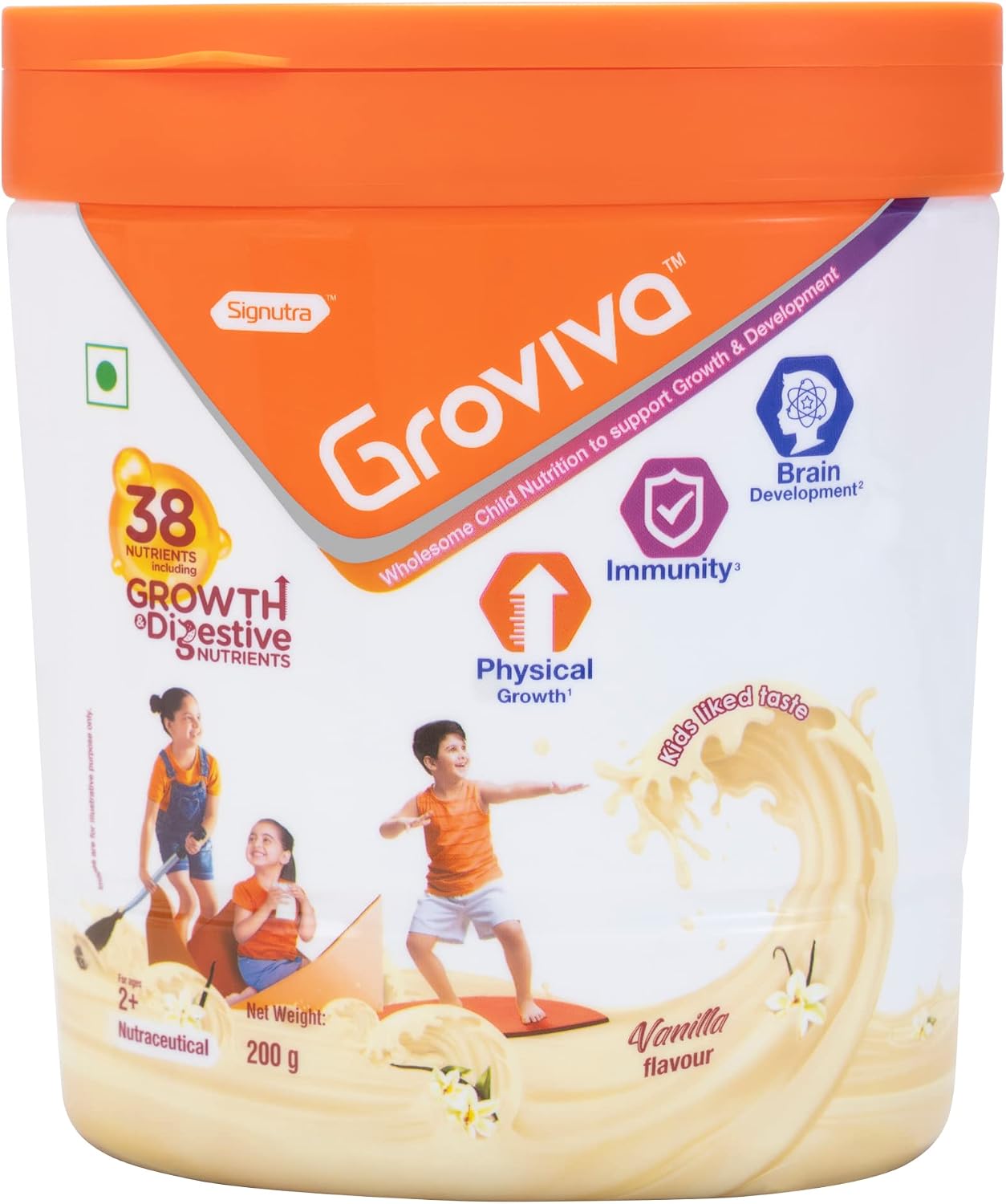 Amazon.com: Hemir Groviva Child Nutrition Supplement Jar - 200g ...