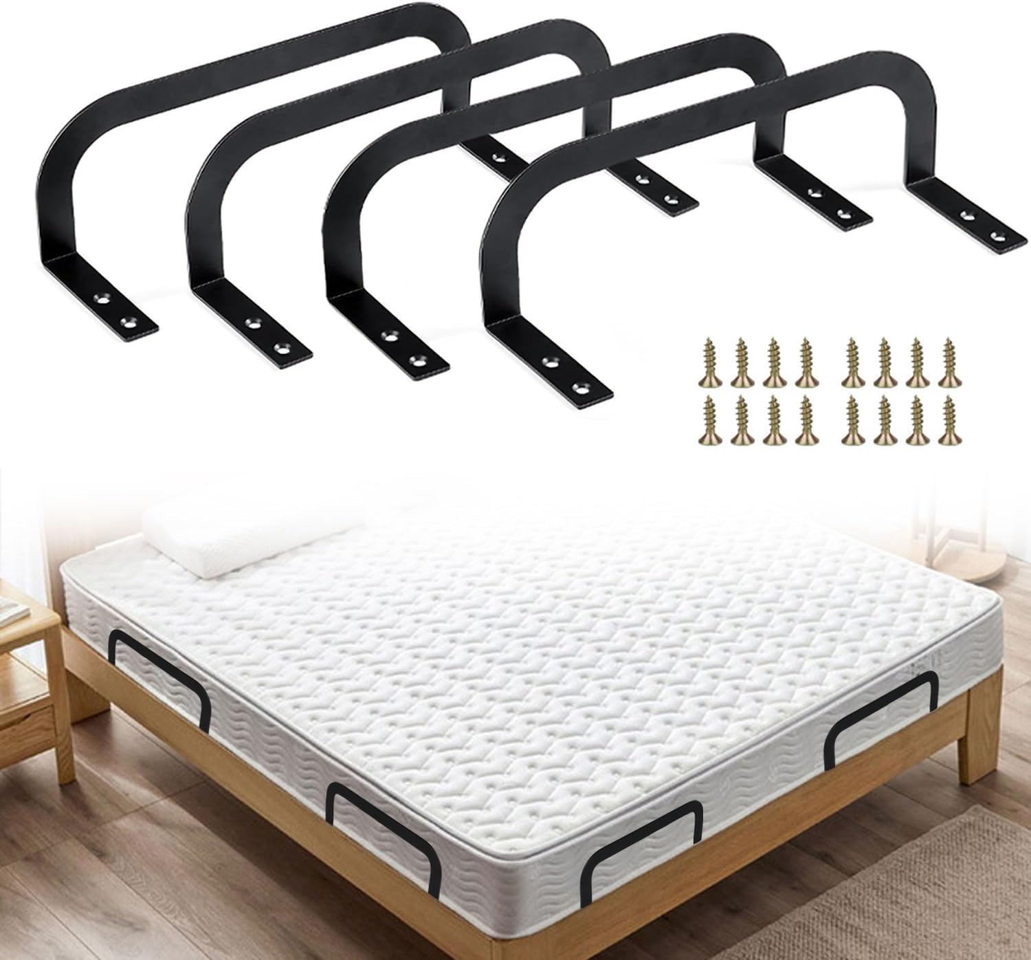Amazon.com: TheElves Mattress Slide Stopper for Adjustable Beds ...