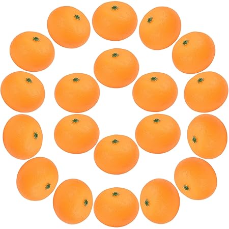 Amazon.com: 6 Pcs Artificial Mandarin Oranges Lifelike Tangerines Fake ...