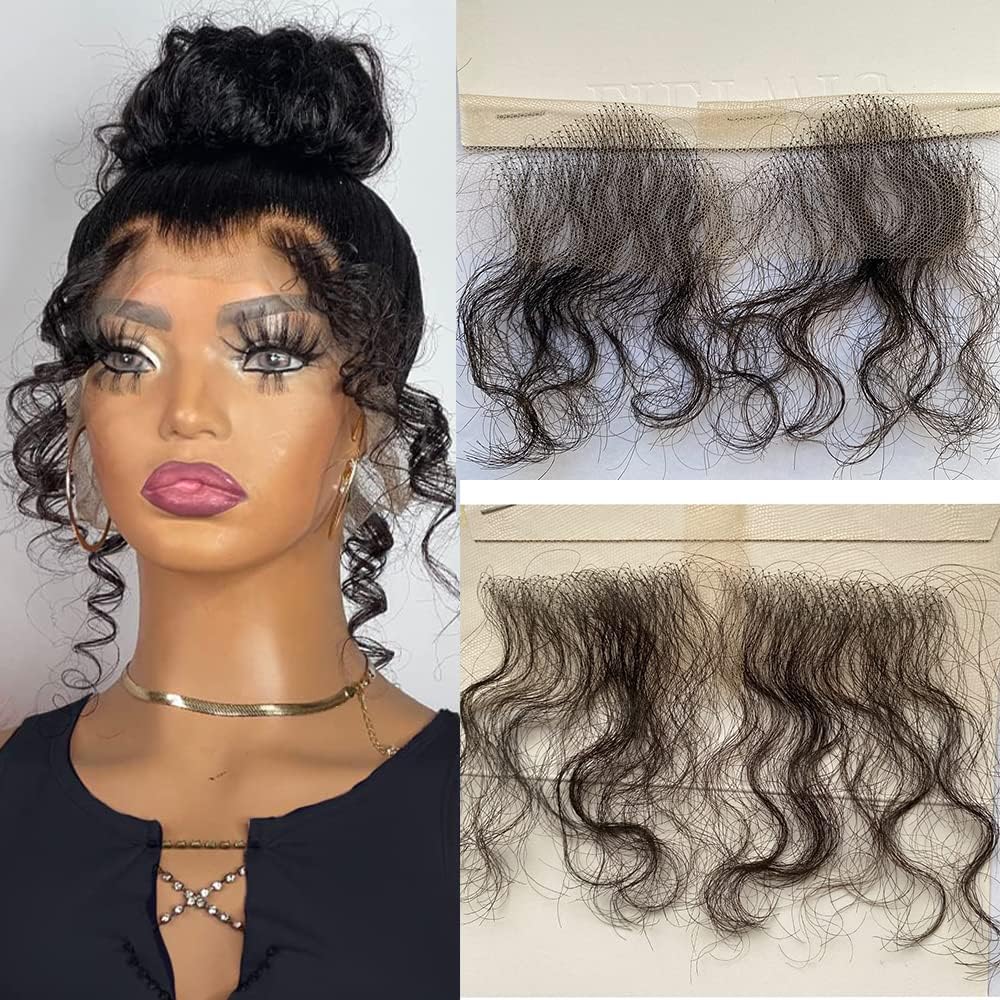 Amazon.com : YOUNG BEAUTY HD Lace Body Wave Curly Human Hair Edge Swiss ...