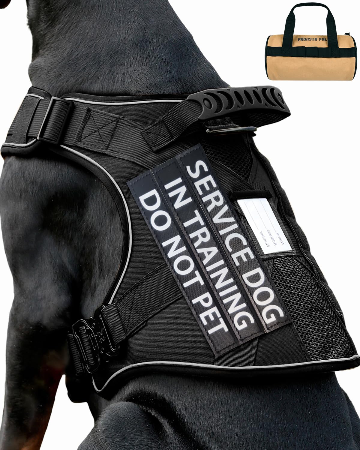 Amazon.com : Reflective Service Dog in Training Vest Harness for Medium ...