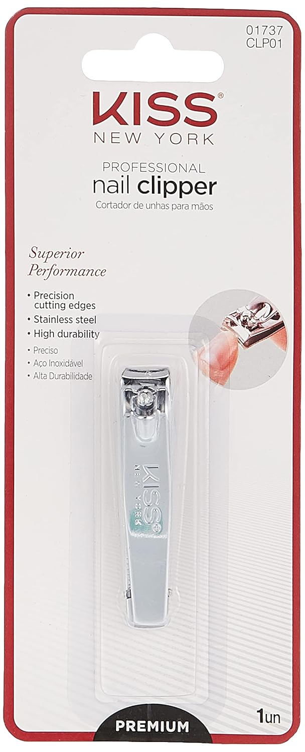 Amazon.com : Kiss Premium Precision Nail Clipper : Fingernail Clippers ...