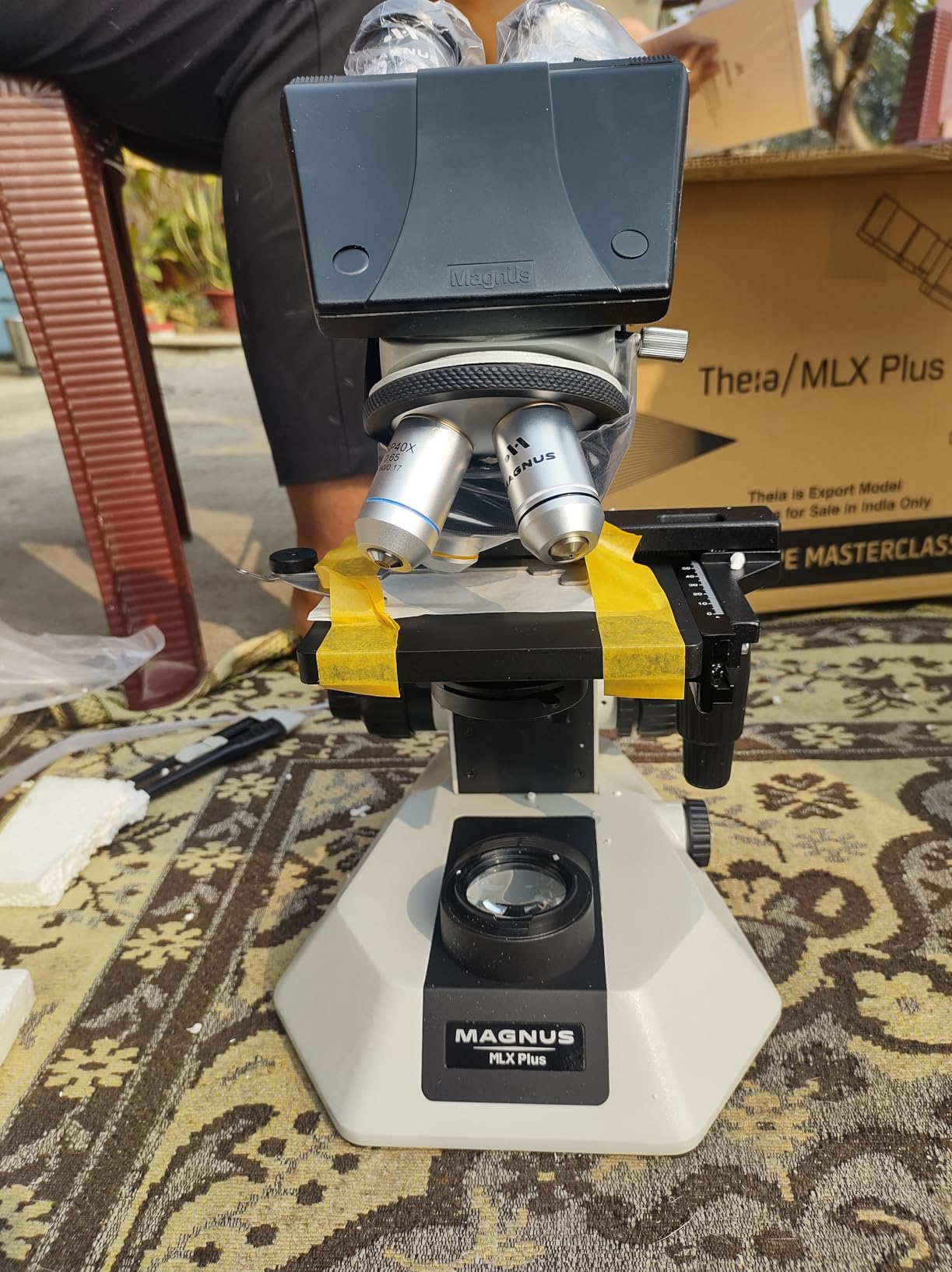 Magnus Binocular Microscope Model: MLX-B Plus LED : Amazon.in: Electronics