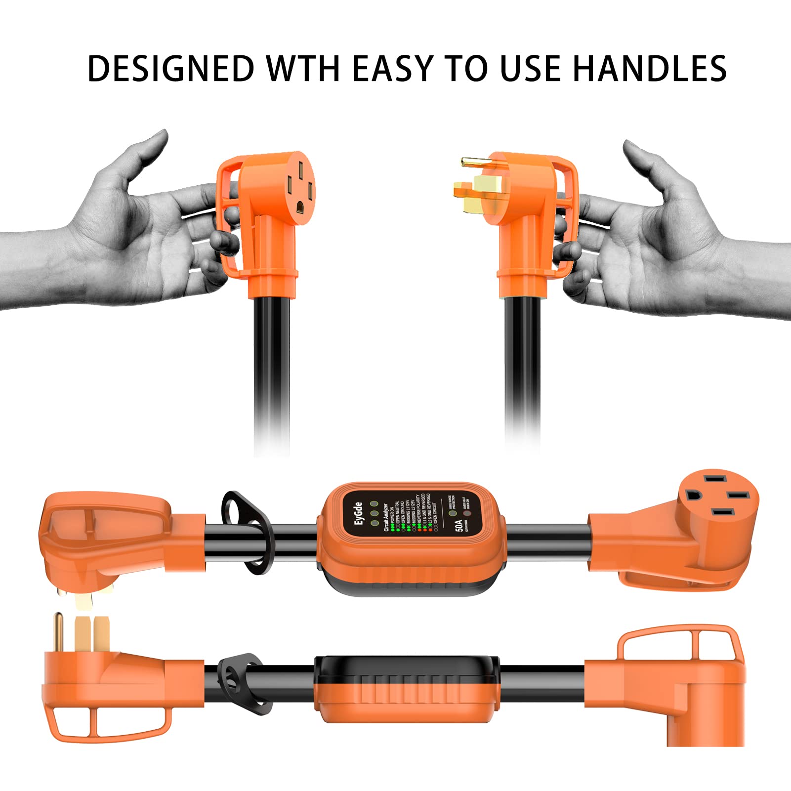 Snapklik.com : EyGde RV Surge Protector 50 Amp For Camper Travel ...