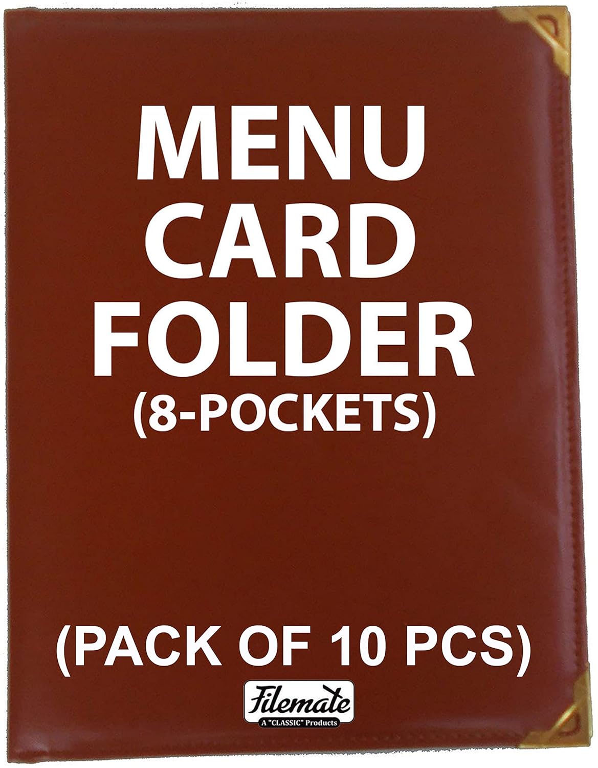 Filemate Menu Card Folder(8-Pockets)(Pack of 10 Pcs) / Holder for ...