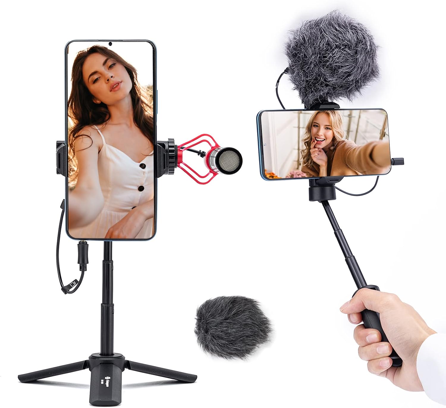 Amazon.com: Mini Desktop Tripod, Fotopro Phone Tripod with Detachable ...