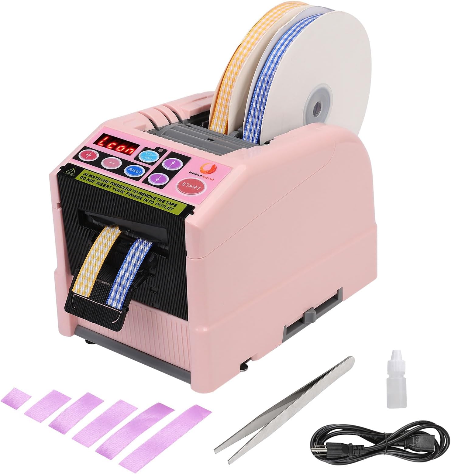 Amazon.com : BEAMNOVA Upgraded Ribbon Cutter Machine Automatic Tape ...