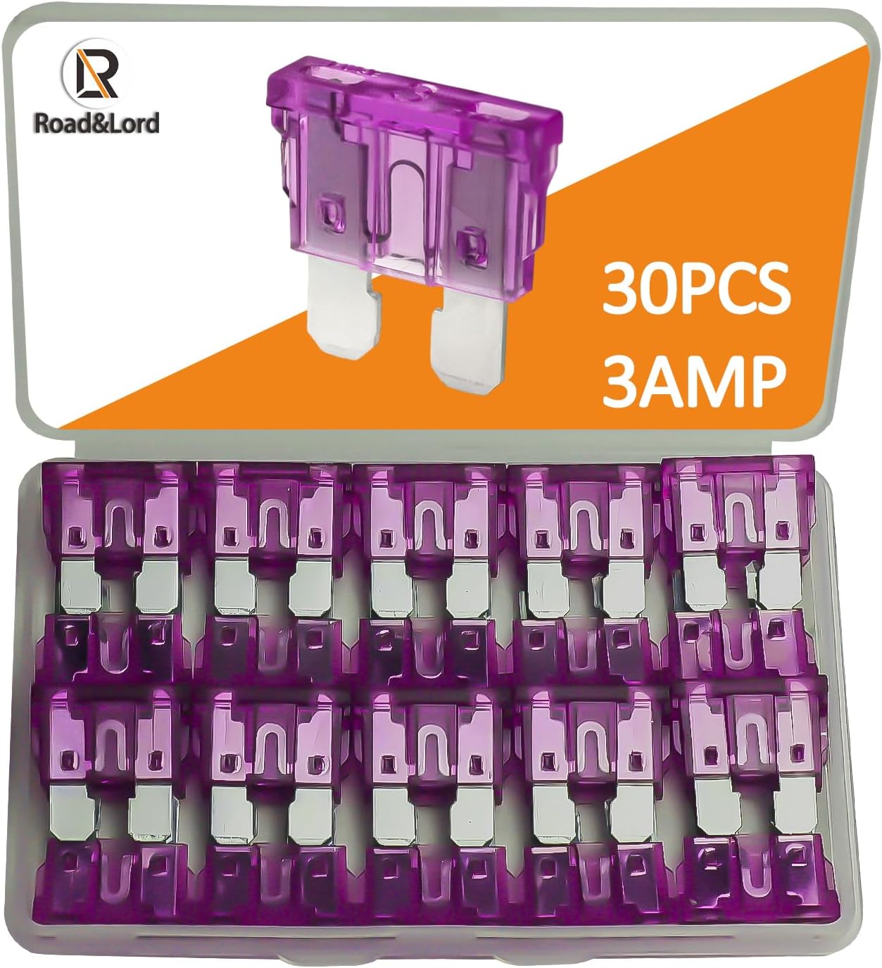 Amazon.com: Install Bay ATC3-25 - 3 Amp ATC Fuse , 25 Count (Pack of 1 ...